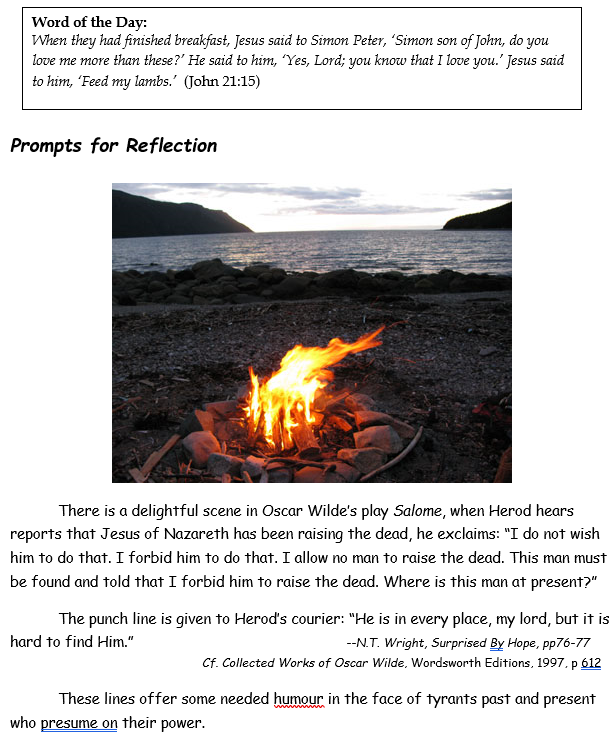 Prompts for Reflection - CPC Hamilton